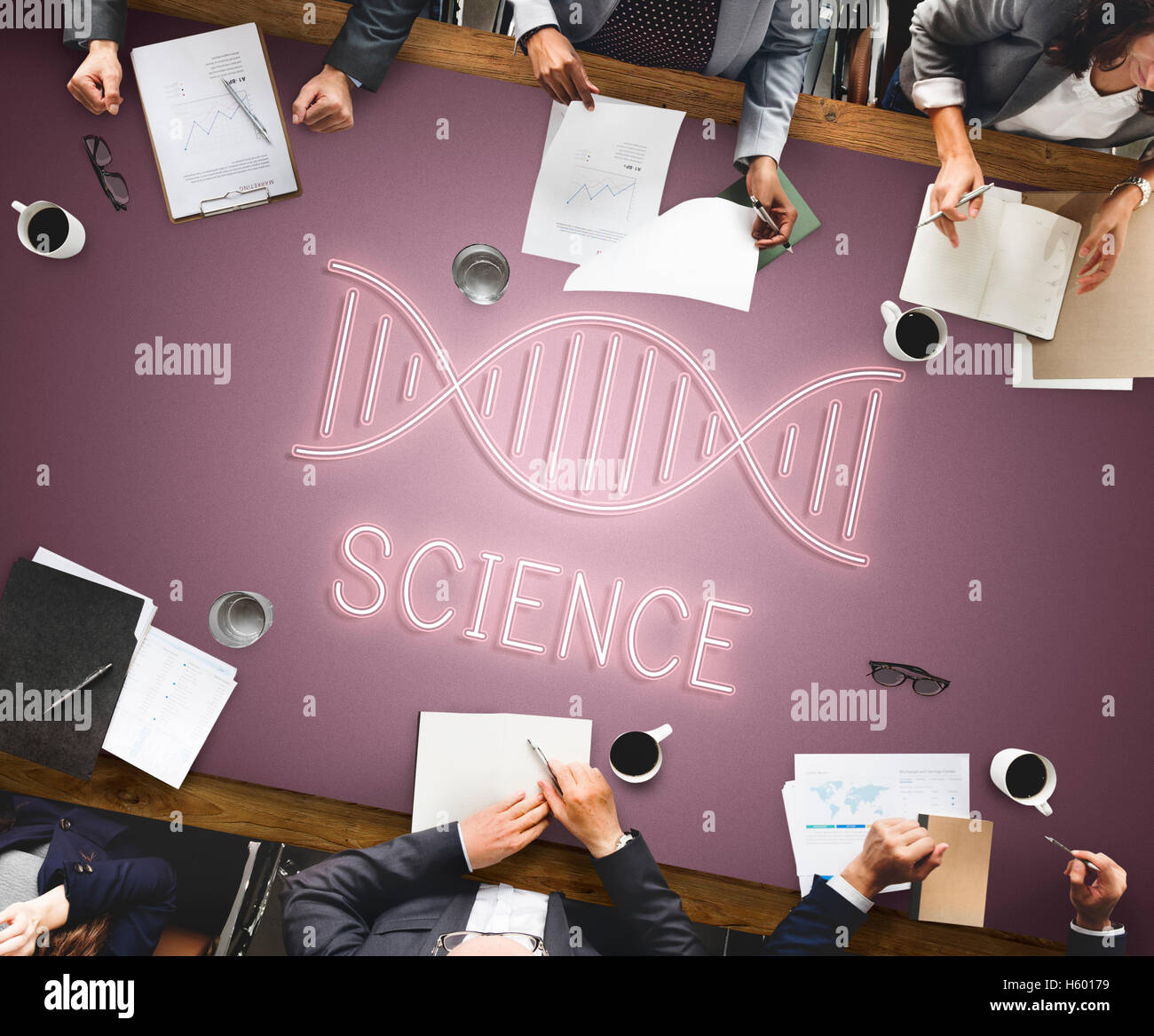 DNA Helix Life Science Graphic Concept Stock Photo - Alamy