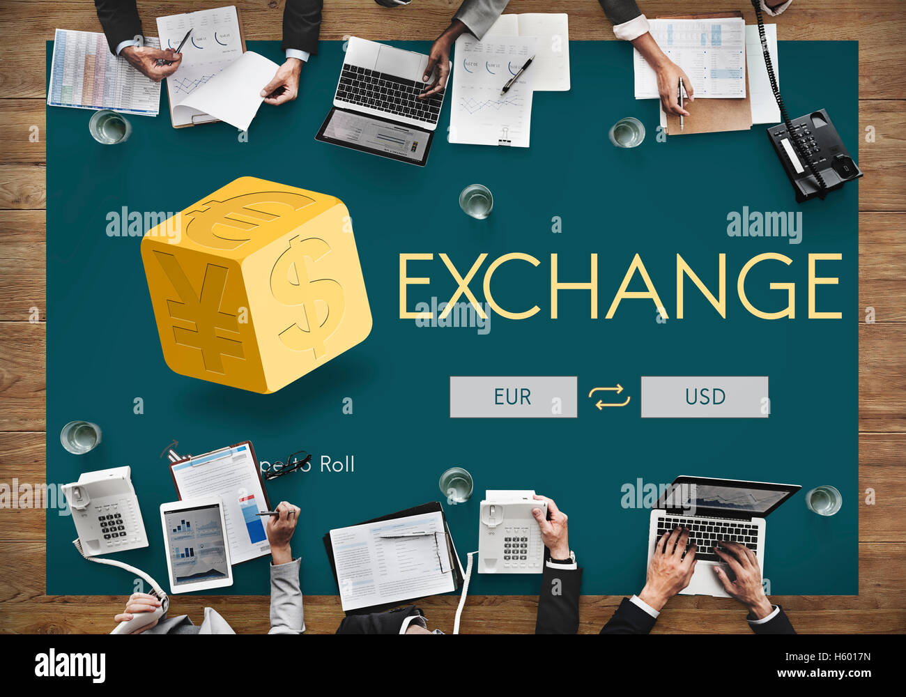 Currency Exchange Stock Market Financial Graphic Concept Stock Photo ...