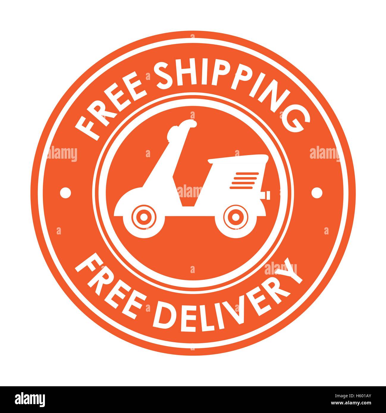 symbol free shipping delivery design icon Stock Vector Image & Art - Alamy