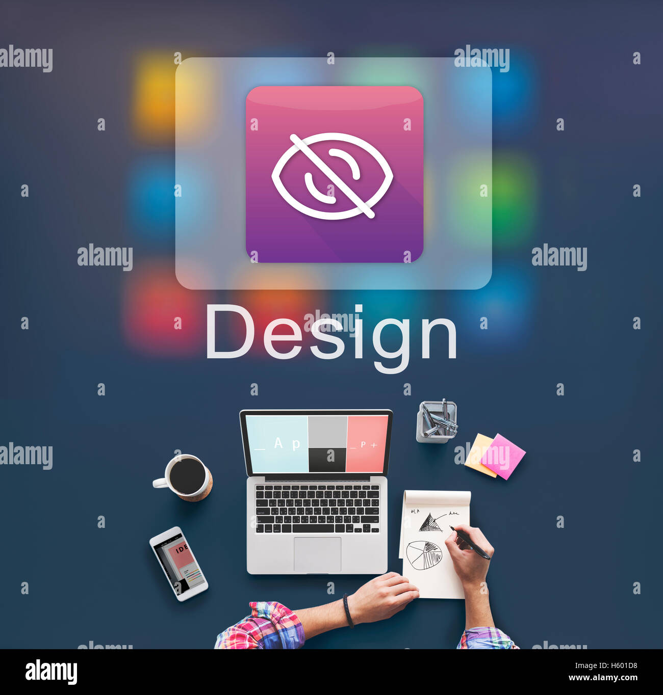 Creation Design Digital Gadget Invention Graphic Concept Stock Photo ...