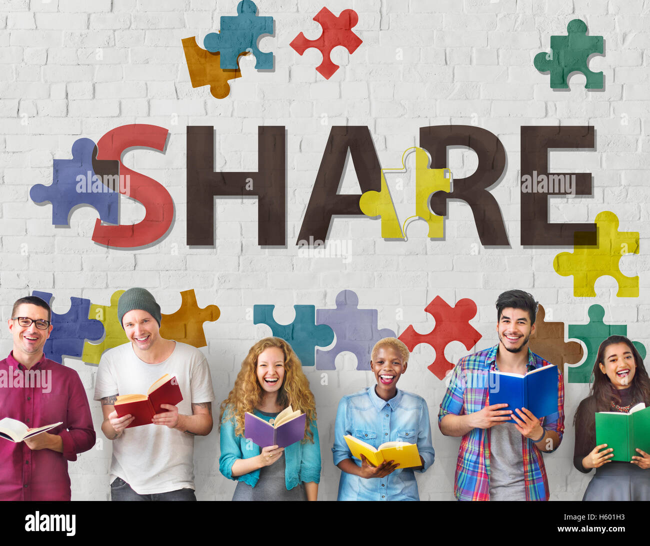 Share Distribution Exchange Communication Connection Concept Stock ...