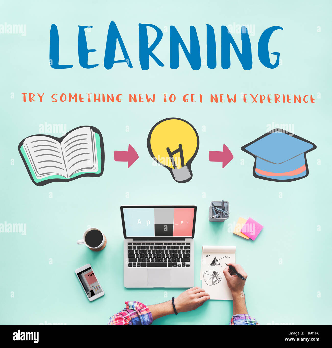 Knowledge Learning Lesson Study Concept Stock Photo - Alamy