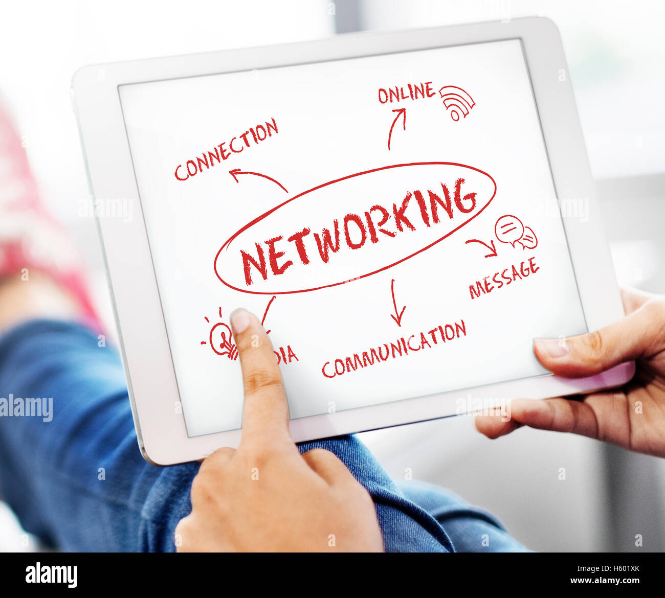 Social Media Communication Connection Network Concept Stock Photo - Alamy
