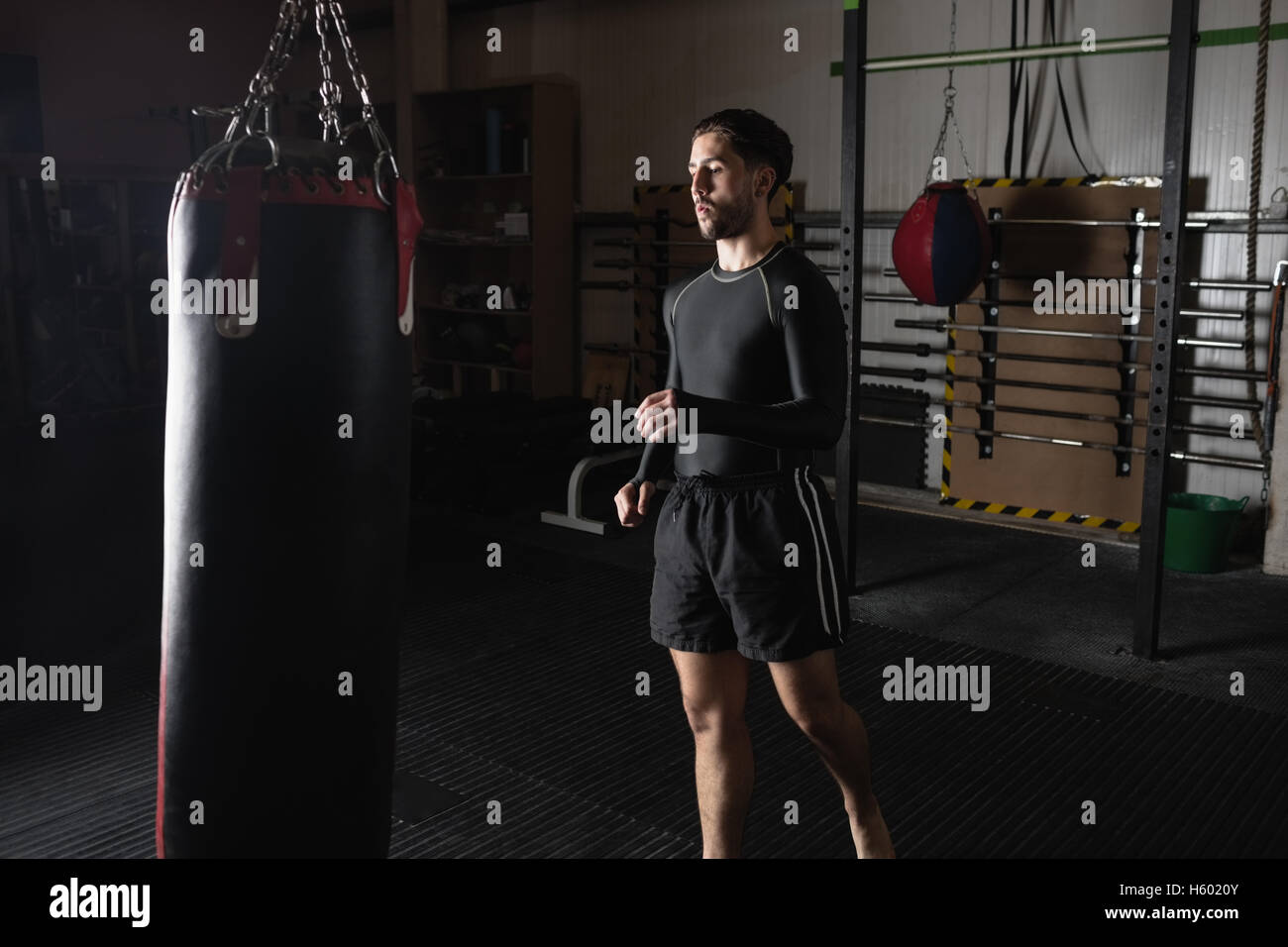Man practicing boxing hi-res stock photography and images - Alamy