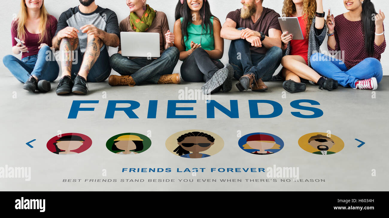 Friends Best Support Love Concept Stock Photo - Alamy