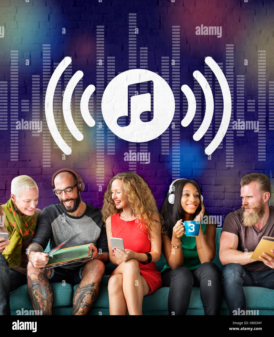 Audio Music Entertainment Sound Graphic Concept Stock Photo - Alamy