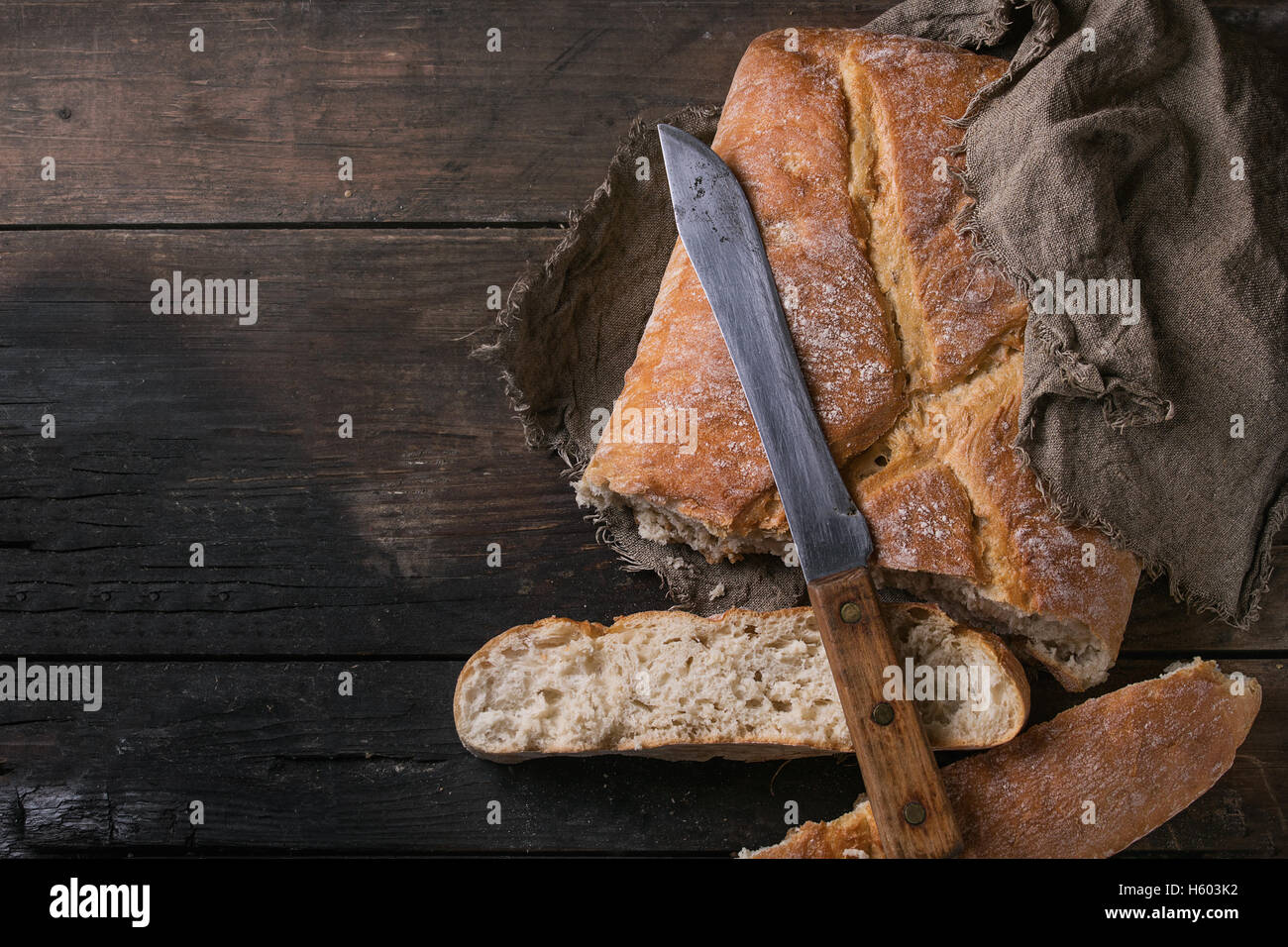 Fresh sliced bread Stock Photo - Alamy