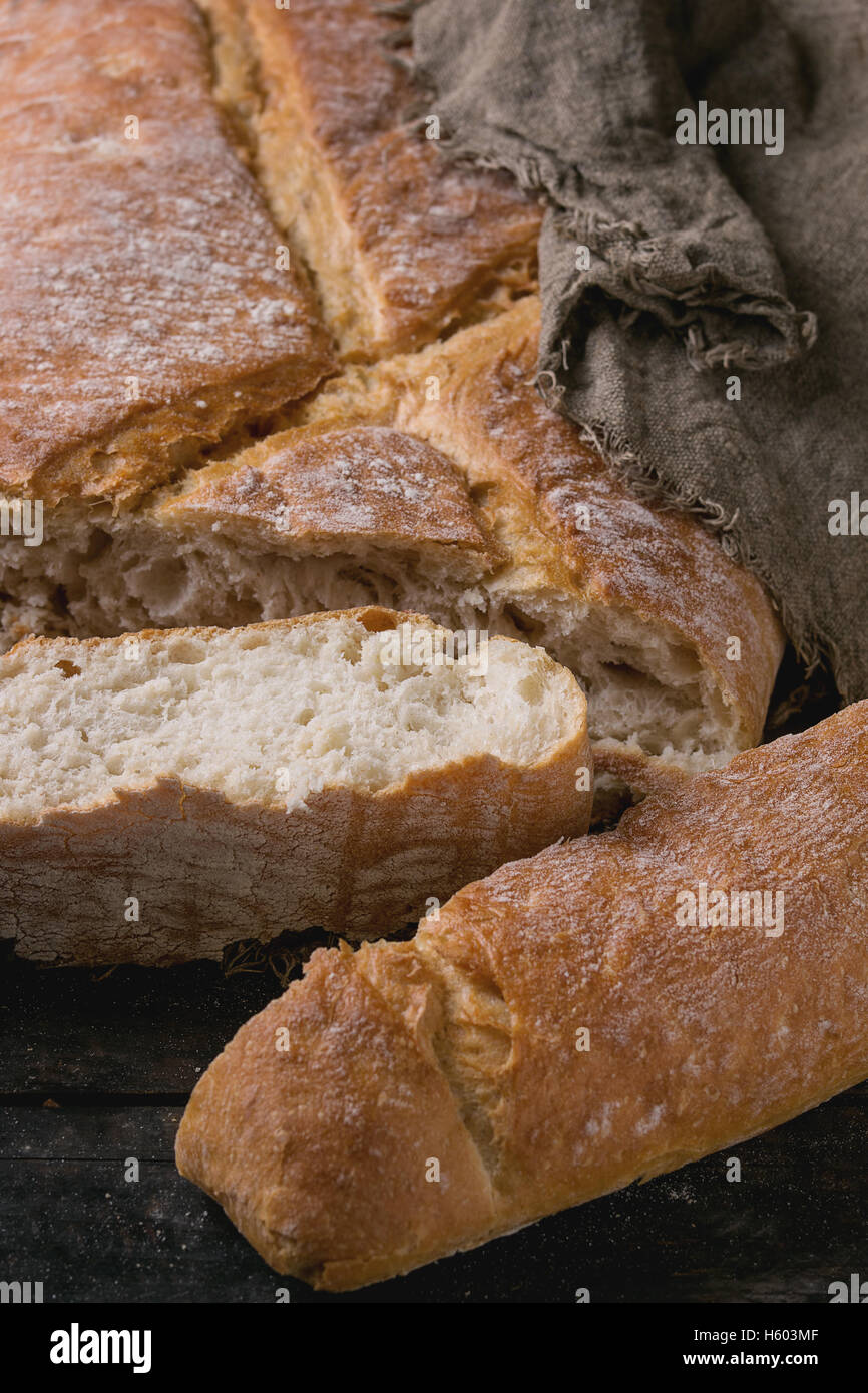 Fresh sliced bread Stock Photo - Alamy