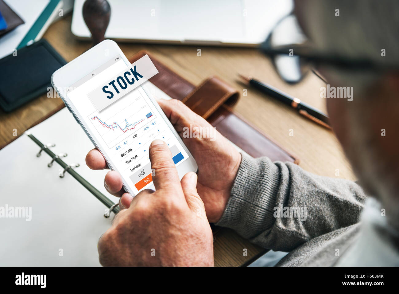 Stock Market Results Stock Trade Forex Shares Concept Stock Photo - Alamy