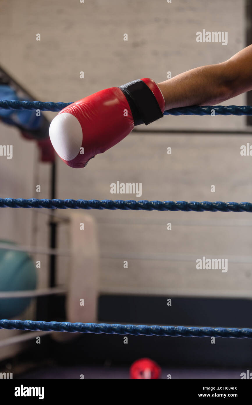 Close-up of boxer hand Stock Photo - Alamy
