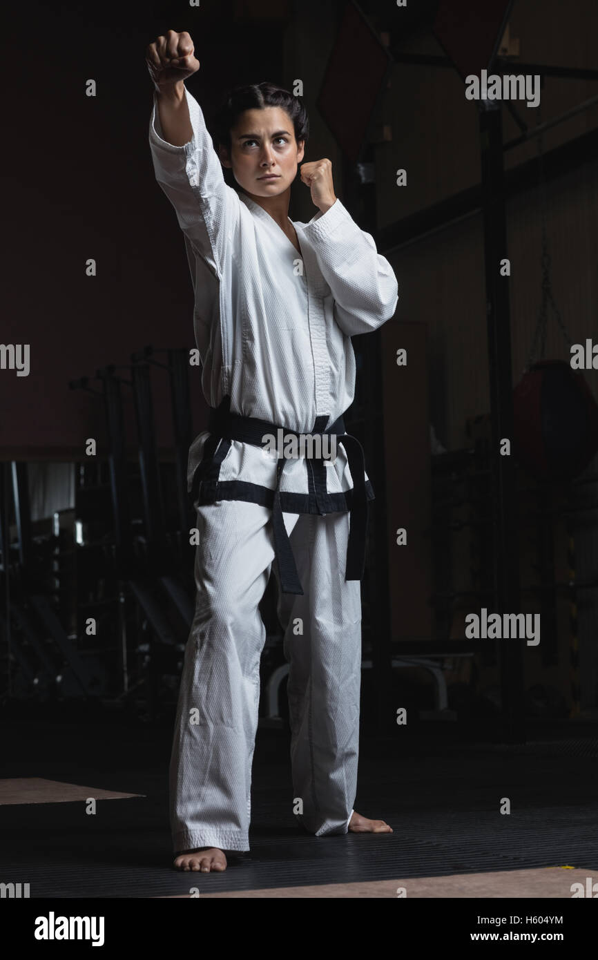 Karate Woman Caucasian High Resolution Stock Photography and Images - Alamy
