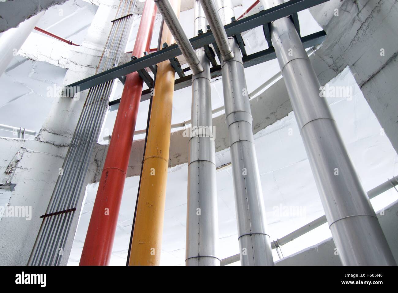 Building system Water and industrial interior pipes Ventilation tubes ...