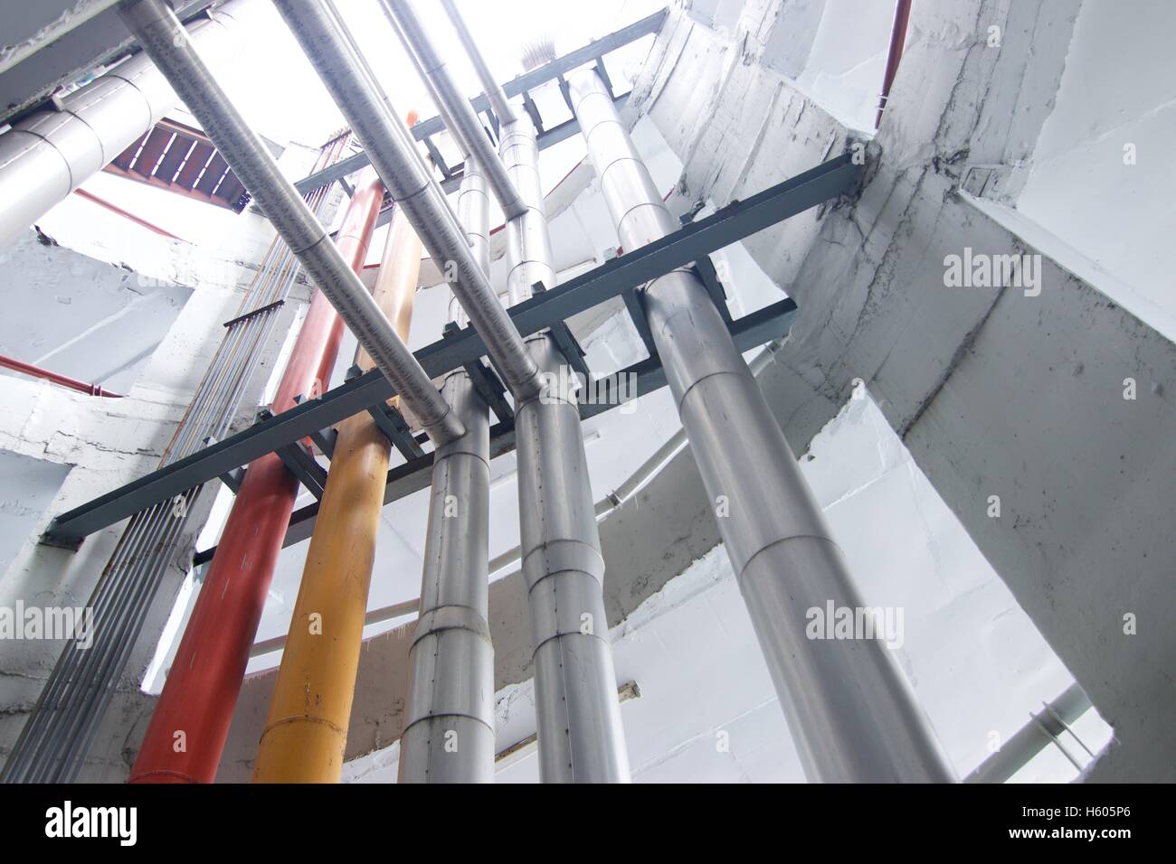 Building system Water and industrial interior pipes Ventilation tubes ...
