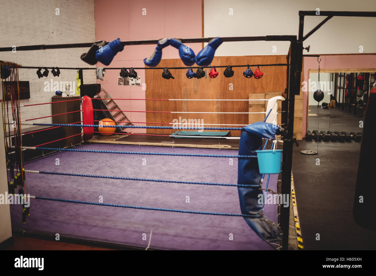 Empty Boxing Ring