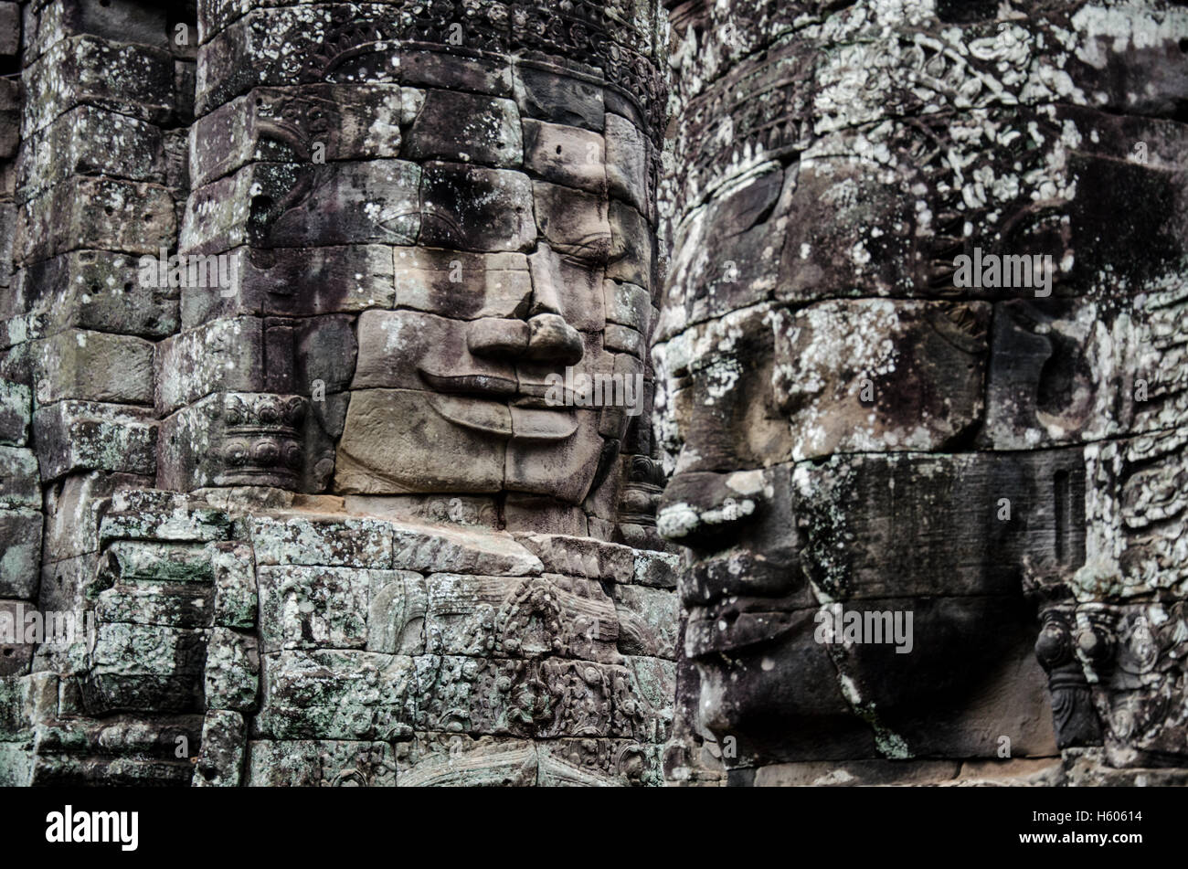 The many faces of Bayon Temple Stock Photo - Alamy The many faces of Bayon Temple Stock Photo - Alamy