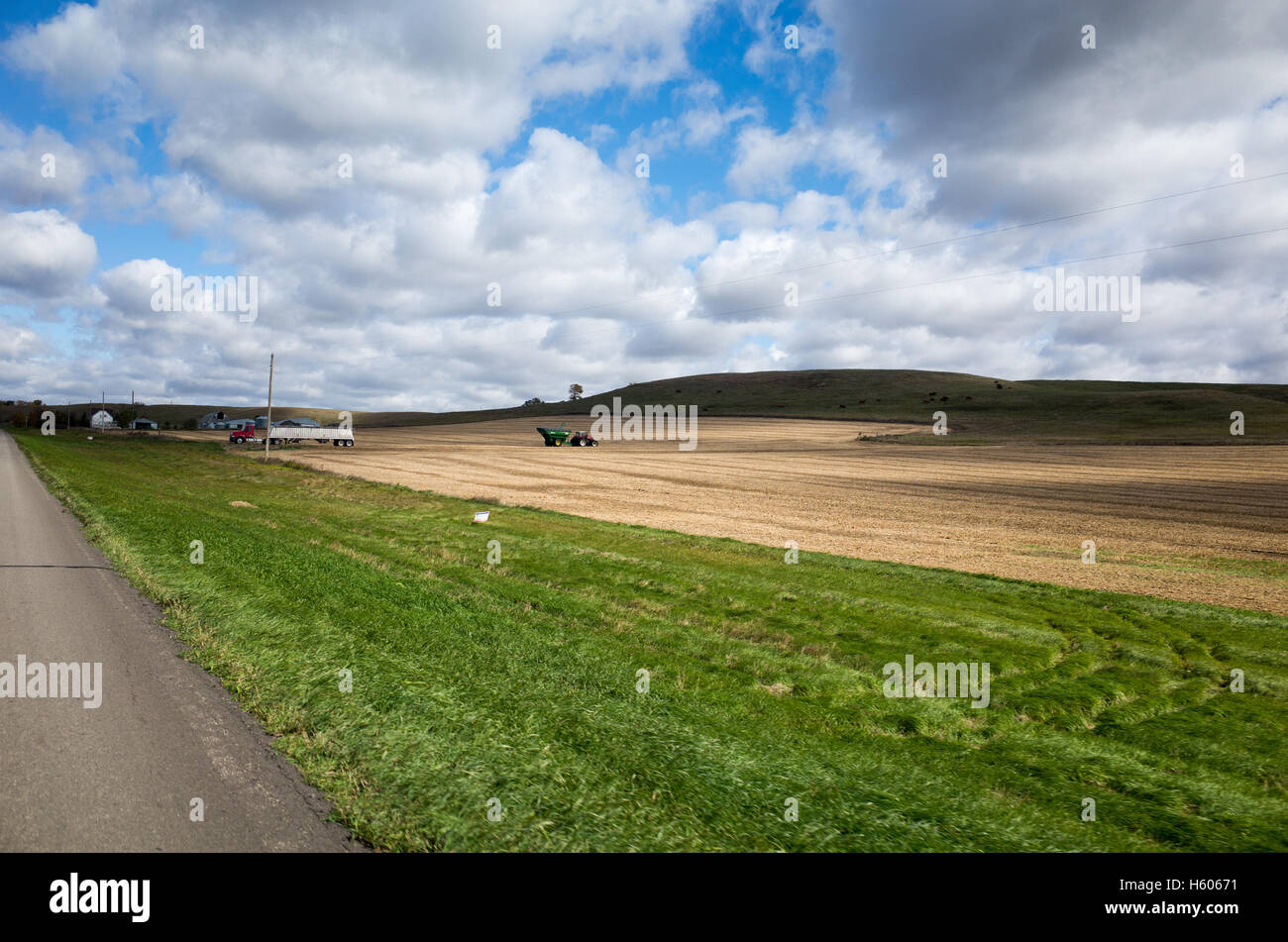 Rural Farm Landscape Stock Photo - Alamy