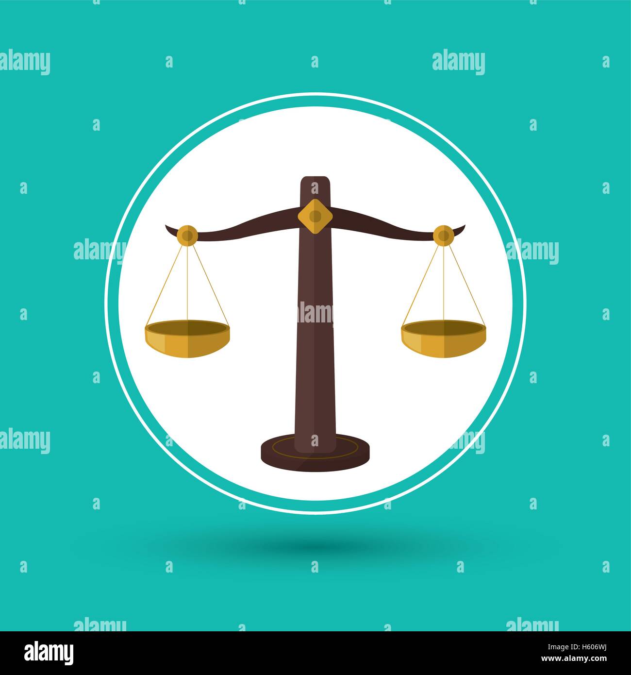 Balance of law and justice design Stock Vector Image & Art - Alamy