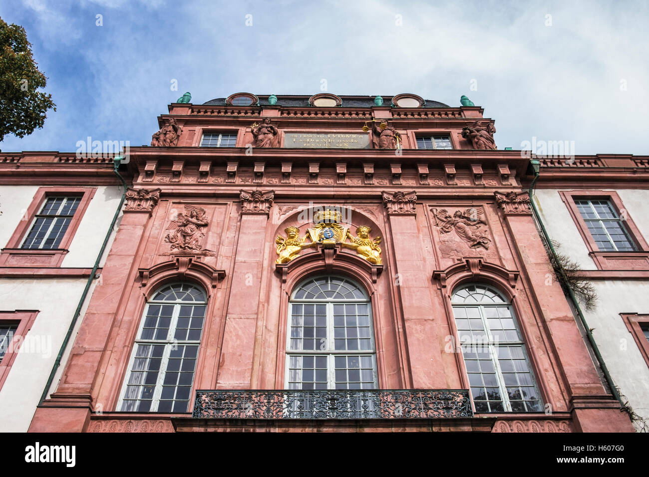 Darmstadt, Germany. The Stadtschloss (City Palace) or Residential ...
