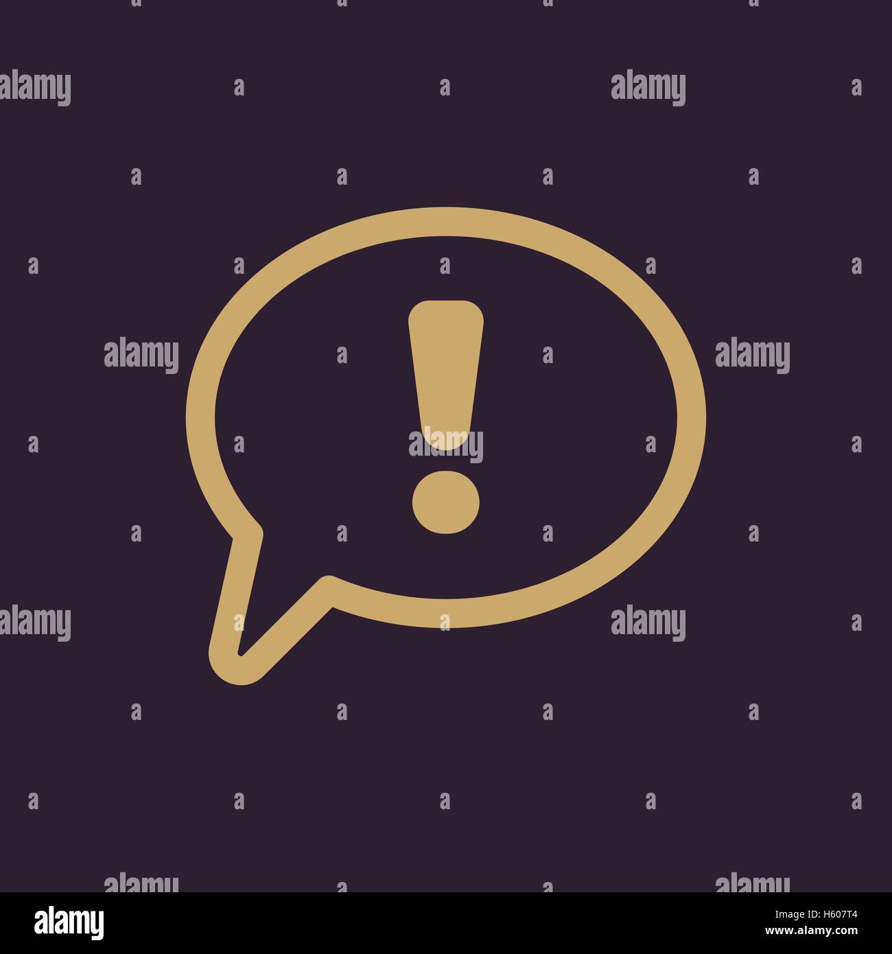 Danger speech bubble sign Stock Vector Images - Alamy
