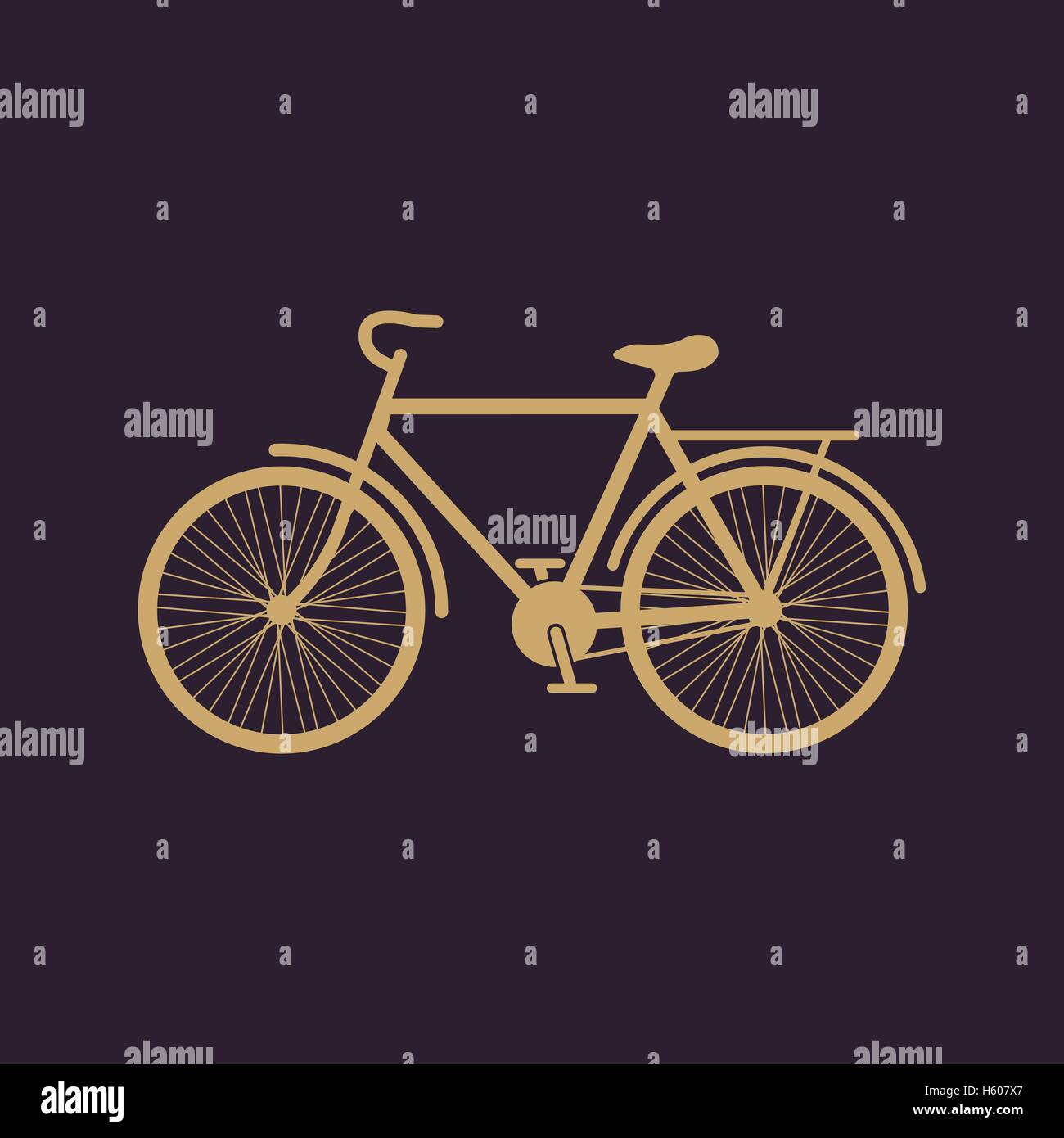 The bike icon. Bicycle symbol. Flat Stock Vector Image & Art - Alamy
