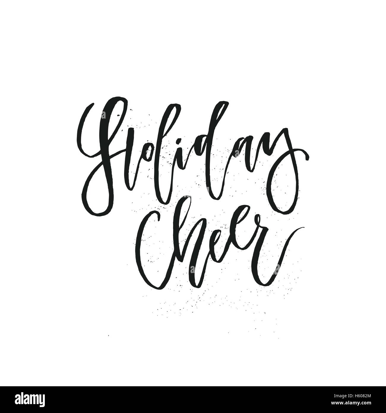Handdrawn Christmas Lettering Stock Vector Image & Art - Alamy