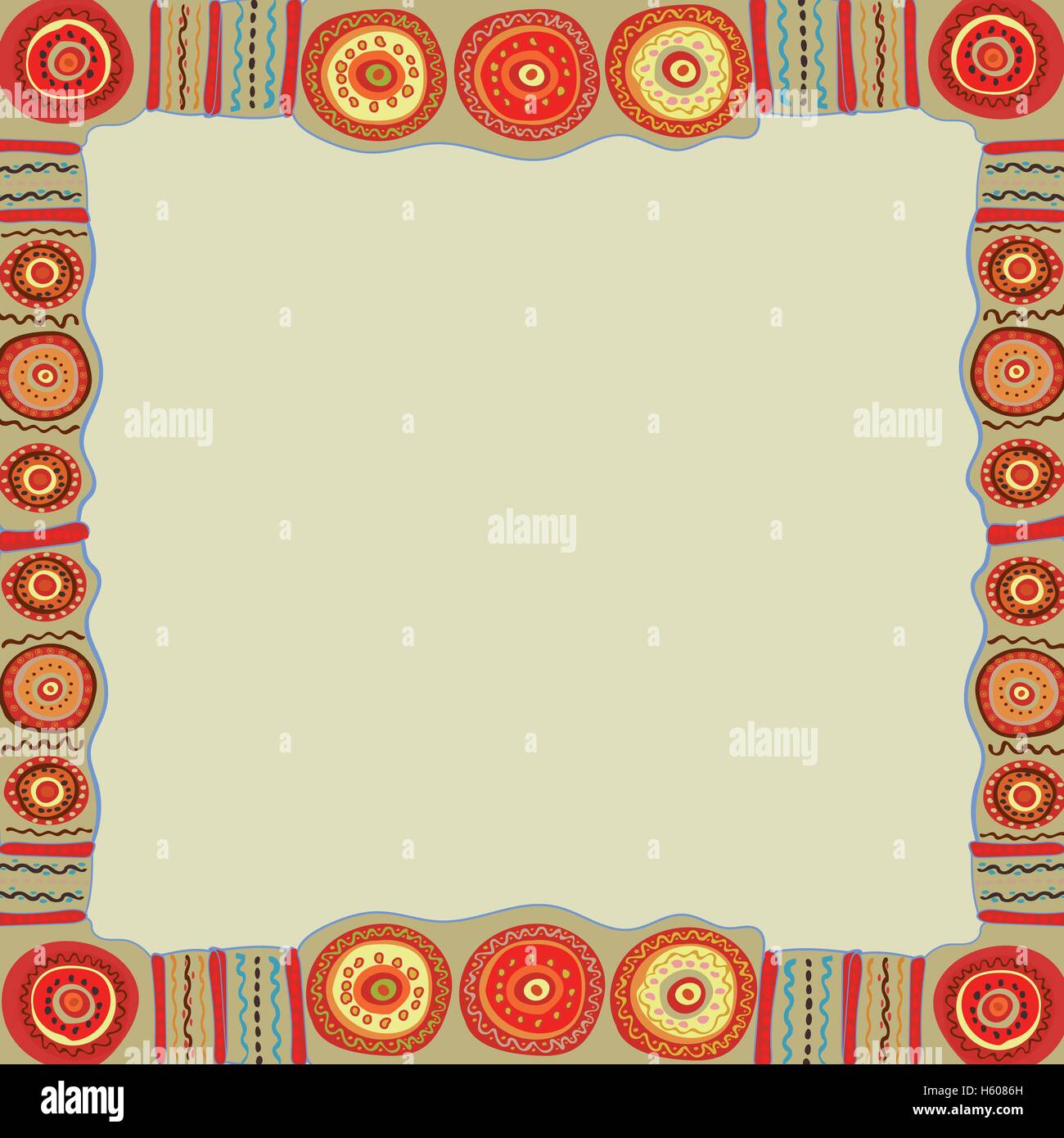 Red painted framework Stock Vector Images - Alamy