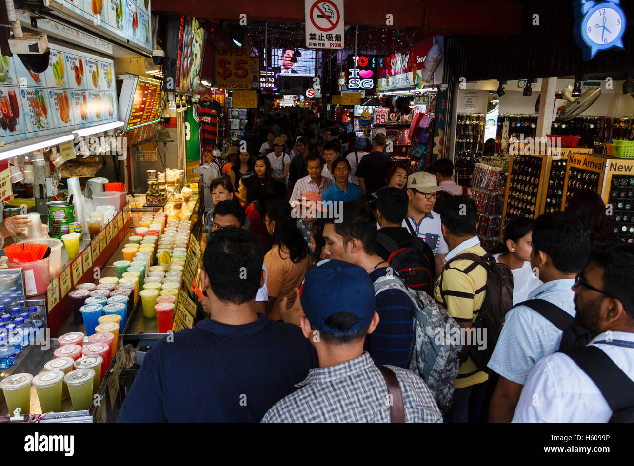 Bugis area of Singapore packed with people shopping Stock Photo - Alamy