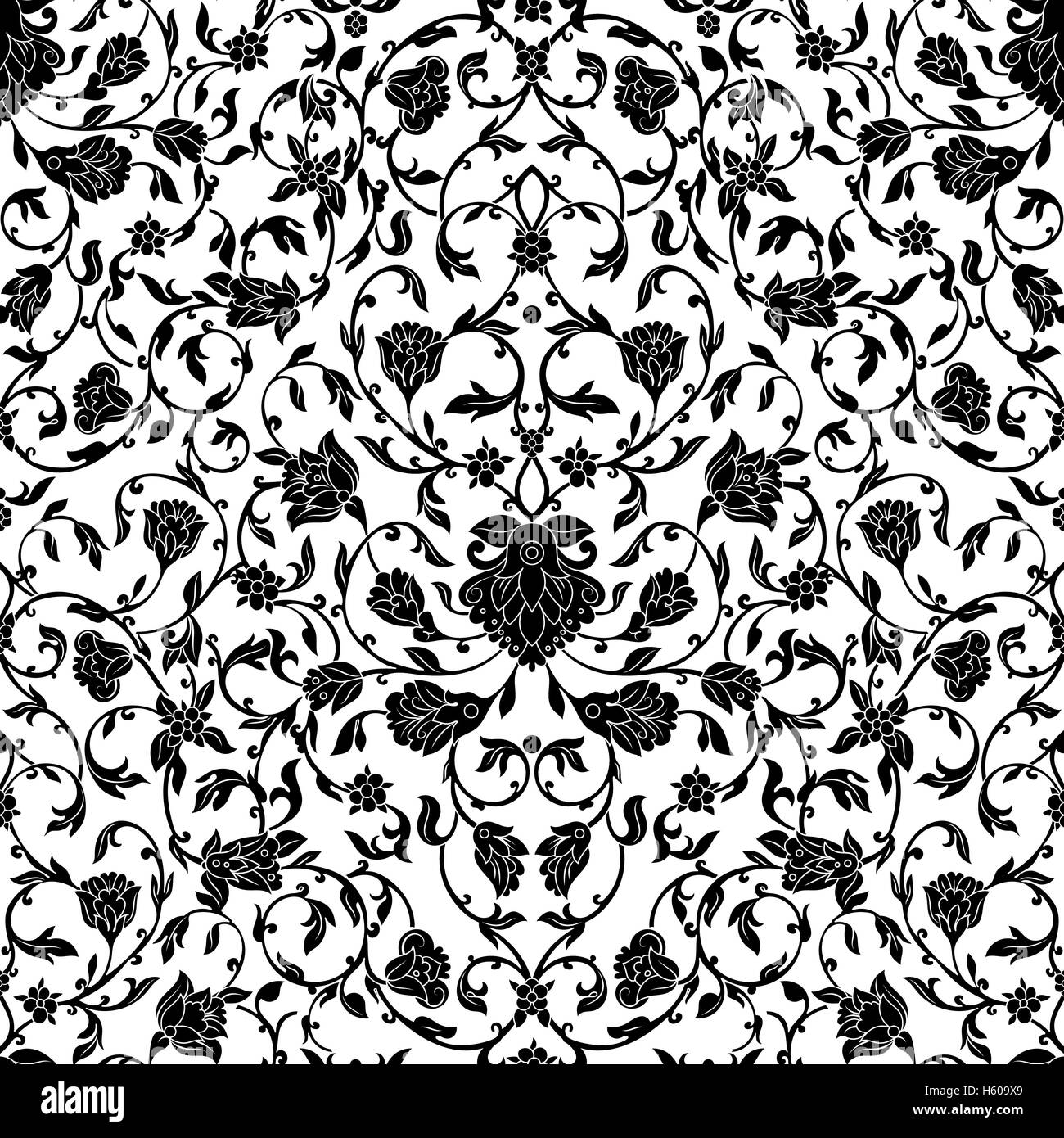 Seamless pattern made cute Black and White Stock Photos & Images - Alamy