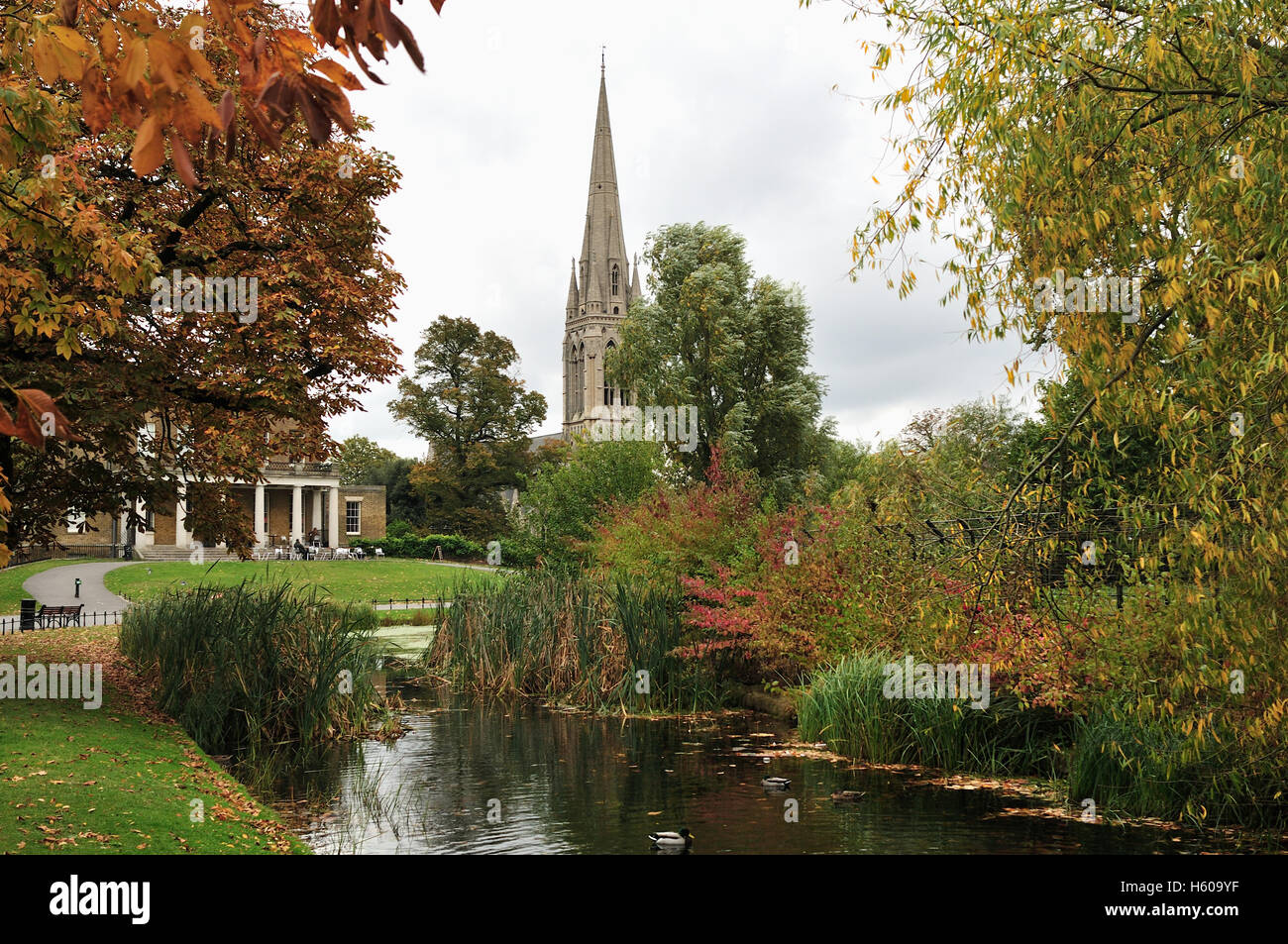 Clissold Park North London UK, in autumn Stock Photo - Alamy