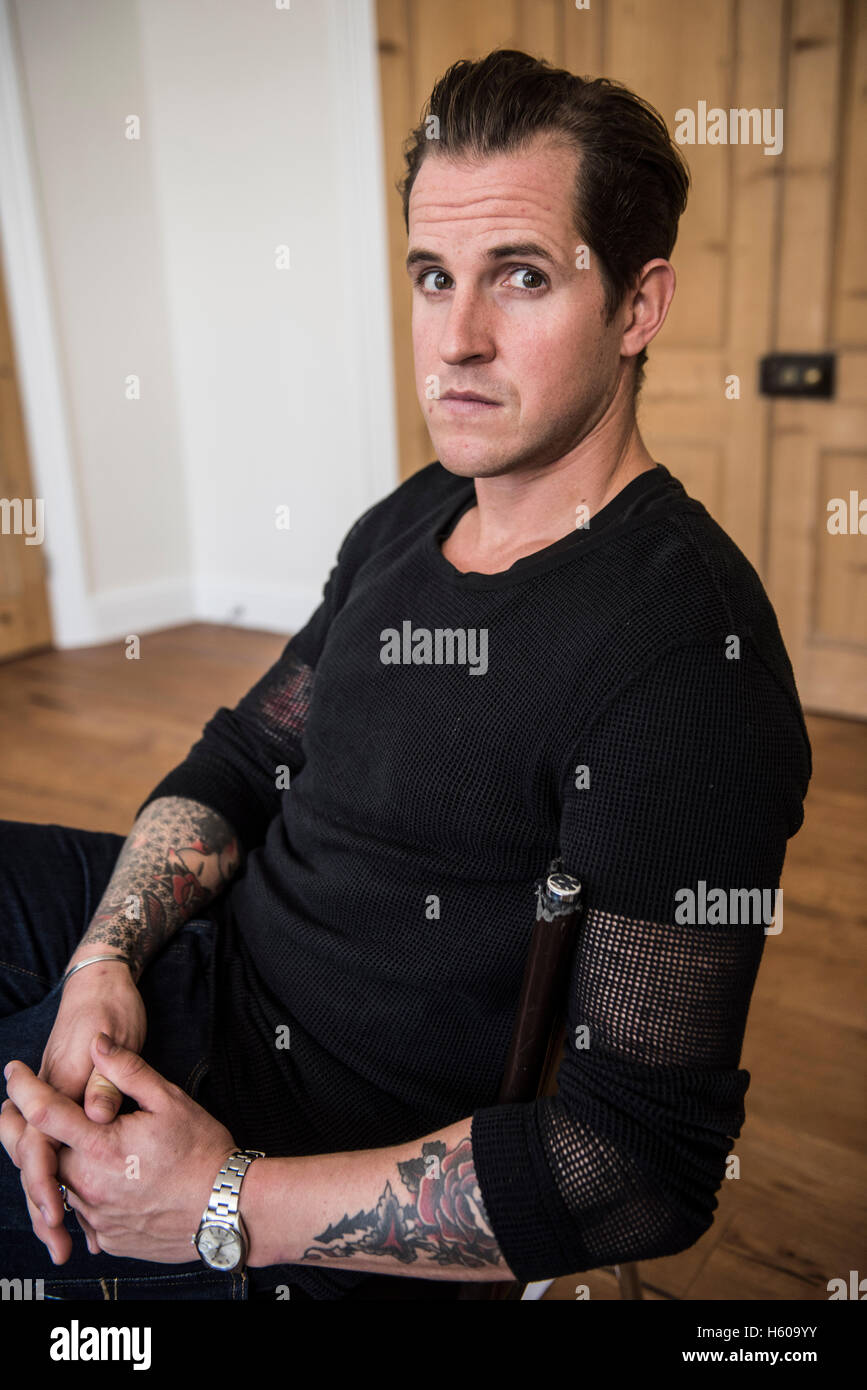 UK TV presenter, historian and writer Dan Jones pictured at his home in ...