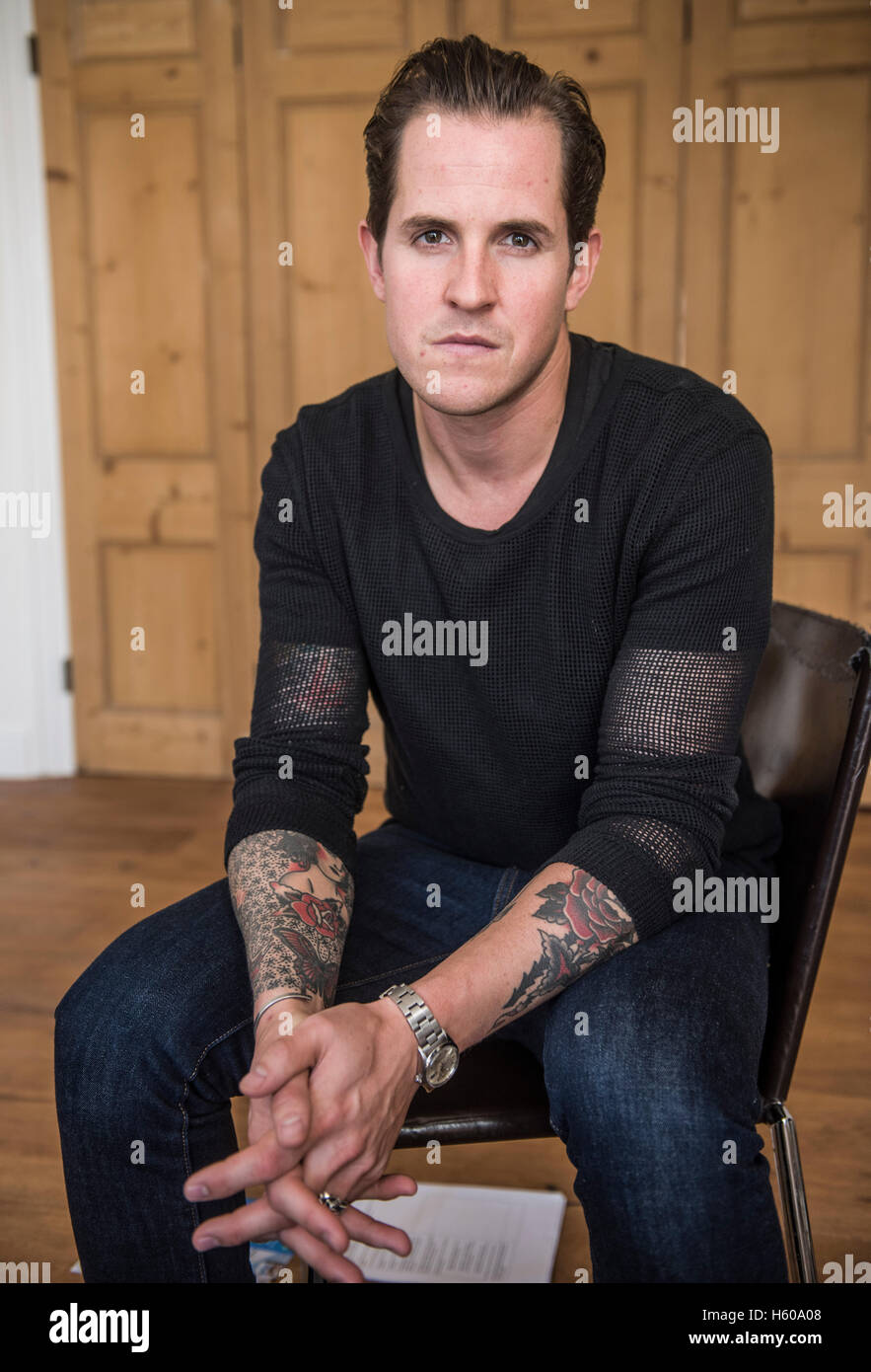 UK TV presenter, historian and writer Dan Jones pictured at his home in ...