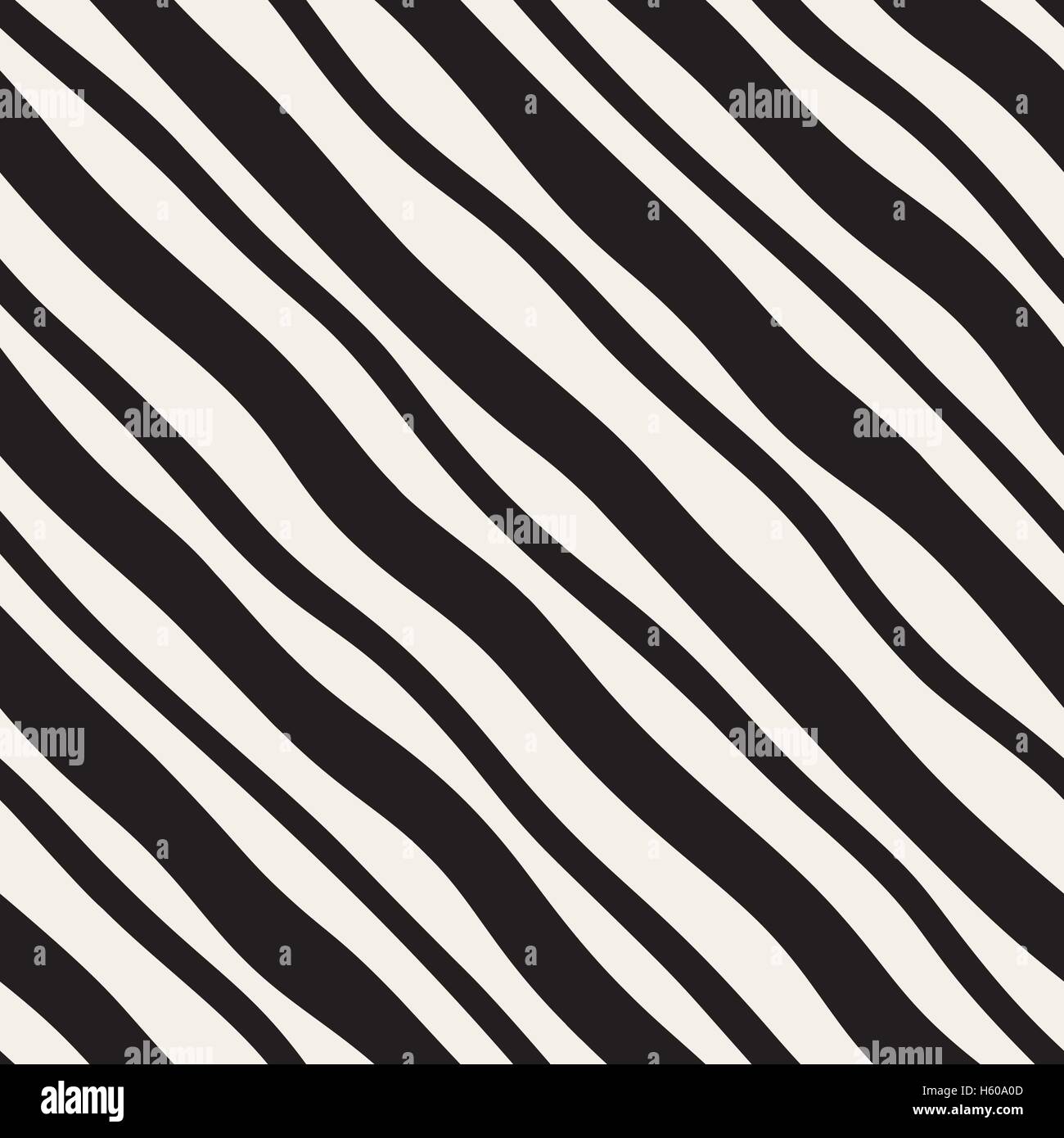 Vector Seamless Black and White Hand Drawn Diagonal Lines Pattern Stock ...