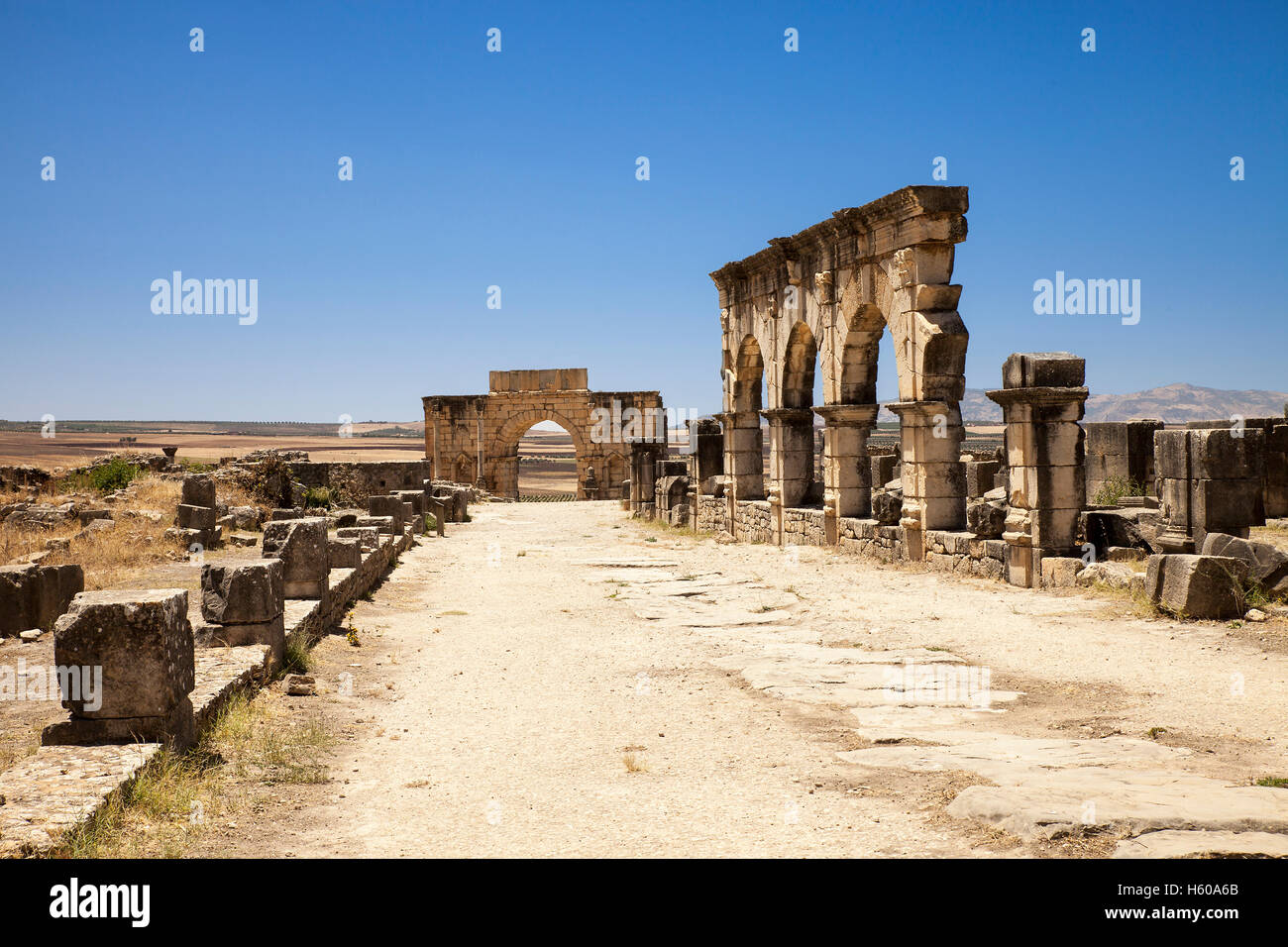 Volubilis historic site hi-res stock photography and images - Alamy