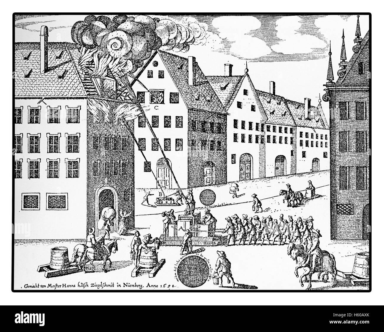 Use fire high water Black and White Stock Photos & Images - Alamy