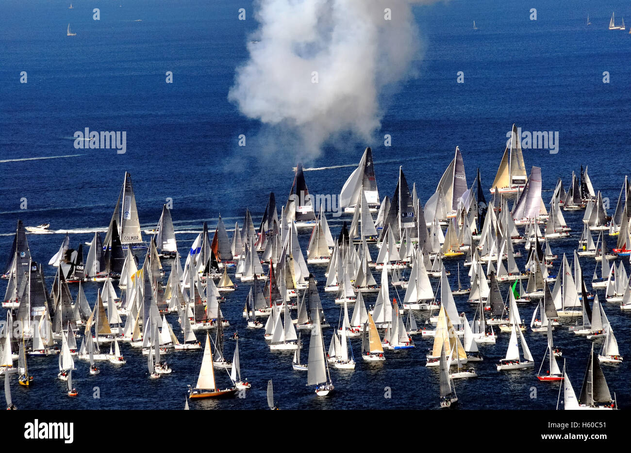 Trieste, Italy. October 9th, 2016. 48th edition of the Barcolana ...