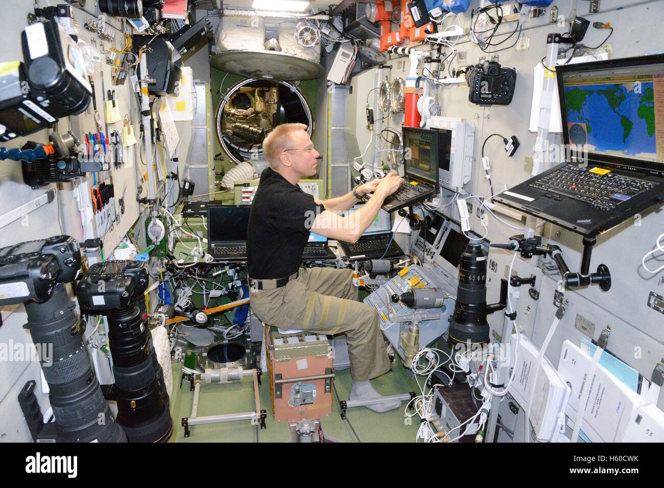 NASA International Space Station Expedition 47 crew American astronaut ...