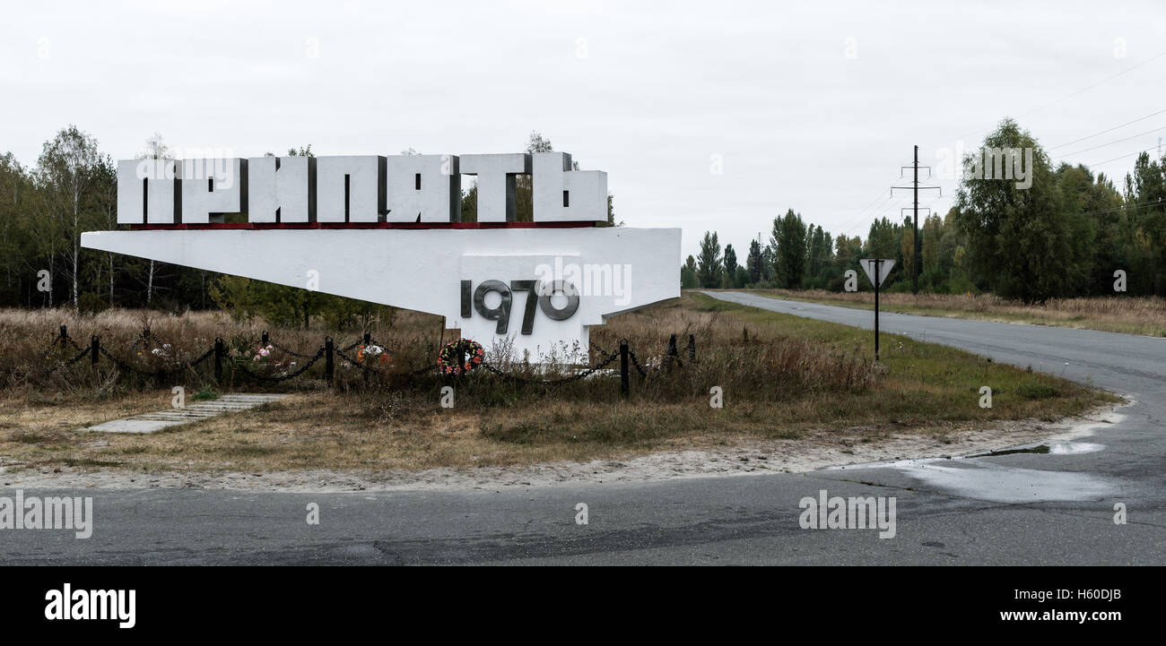 Pripyat sign hi-res stock photography and images - Alamy