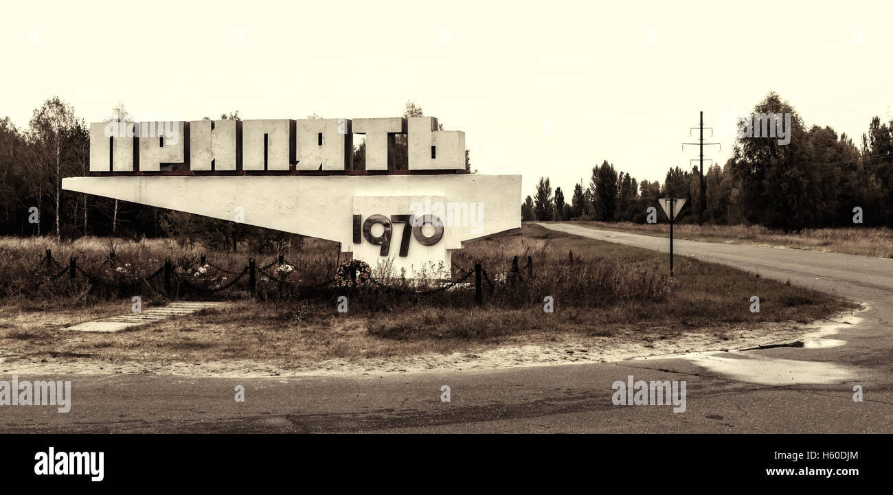 Pripyat sign hi-res stock photography and images - Alamy
