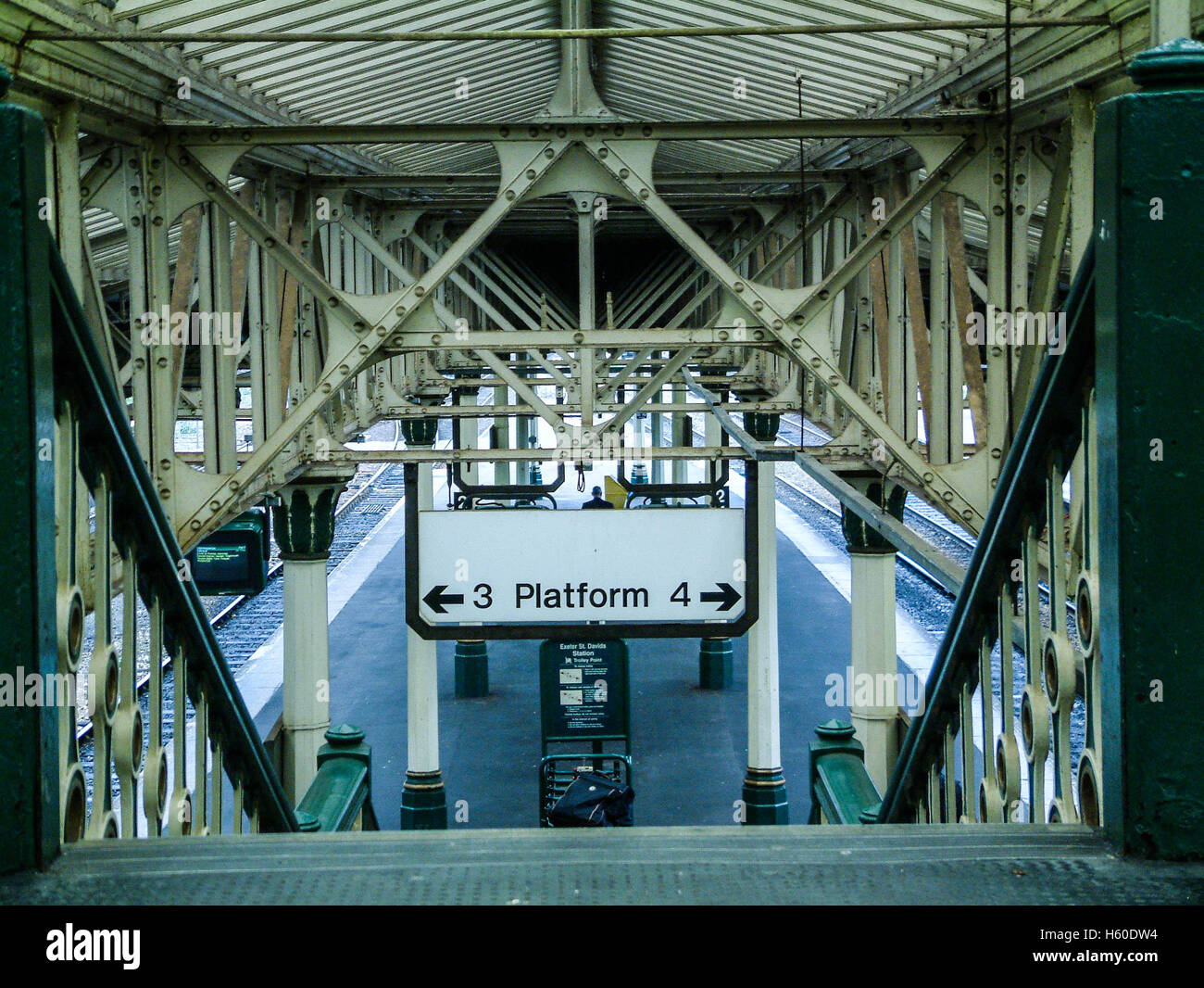 Train station England Stock Photo - Alamy