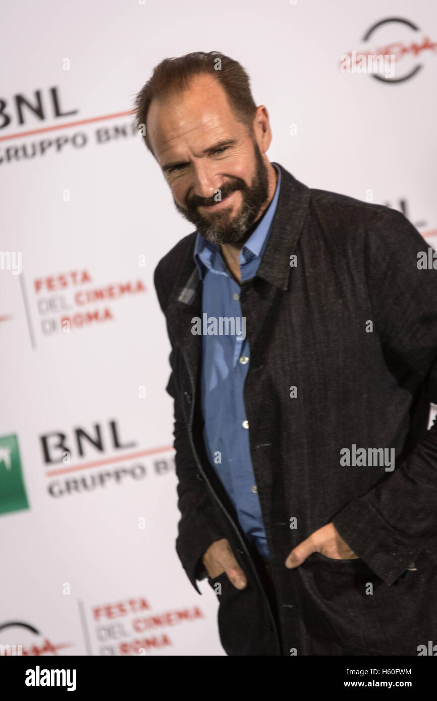 Rome, Italy. 22nd Oct, 2016. The English actor Ralph Fiennes during the ...