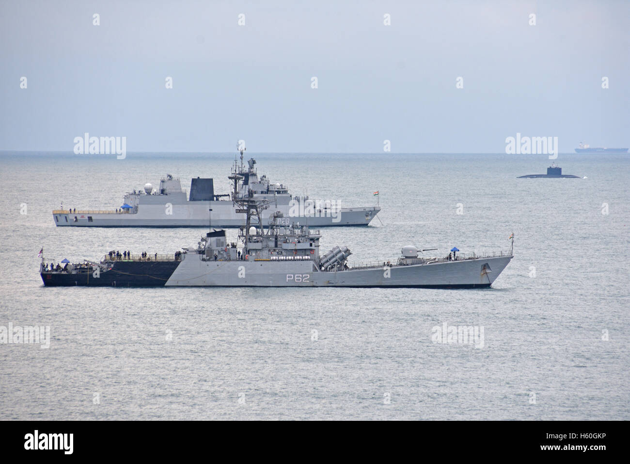 Indian Navy warships patrolling in the Bay of Bengal Stock Photo - Alamy