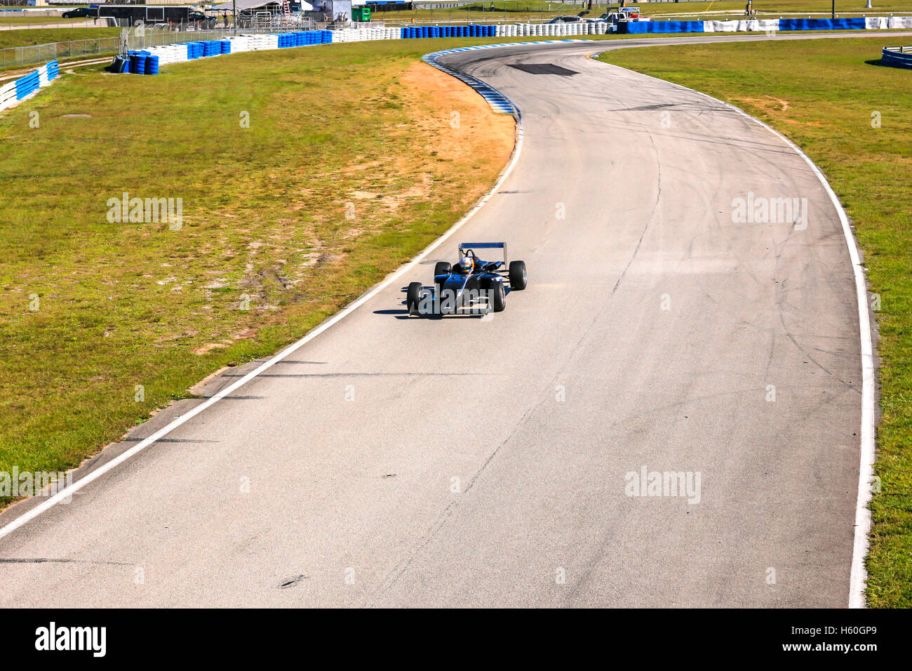Formula Racing cars at the Sebring International Raceway in Florida ...