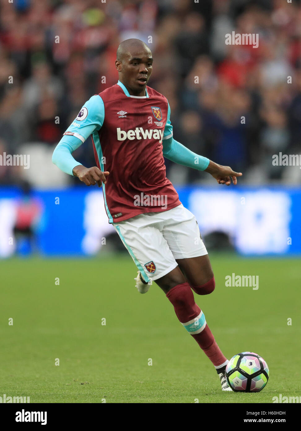 West Ham United's Angelo Ogbonna in action during the Premier League ...