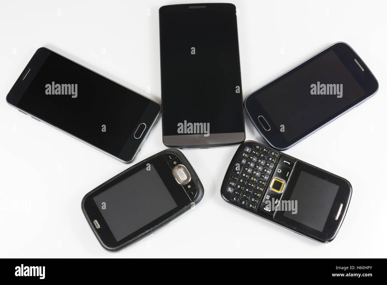 Old mobile phones hi-res stock photography and images - Alamy