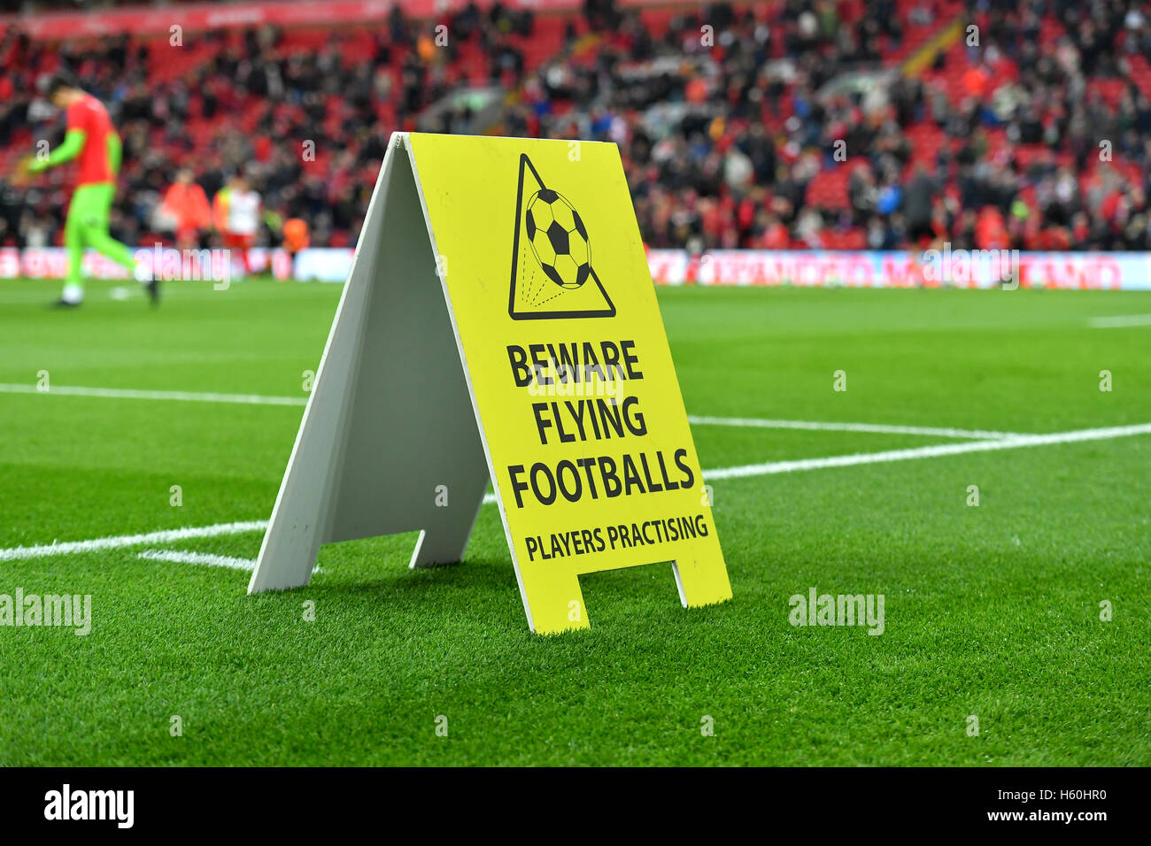 Beware flying footballs hi-res stock photography and images - Alamy