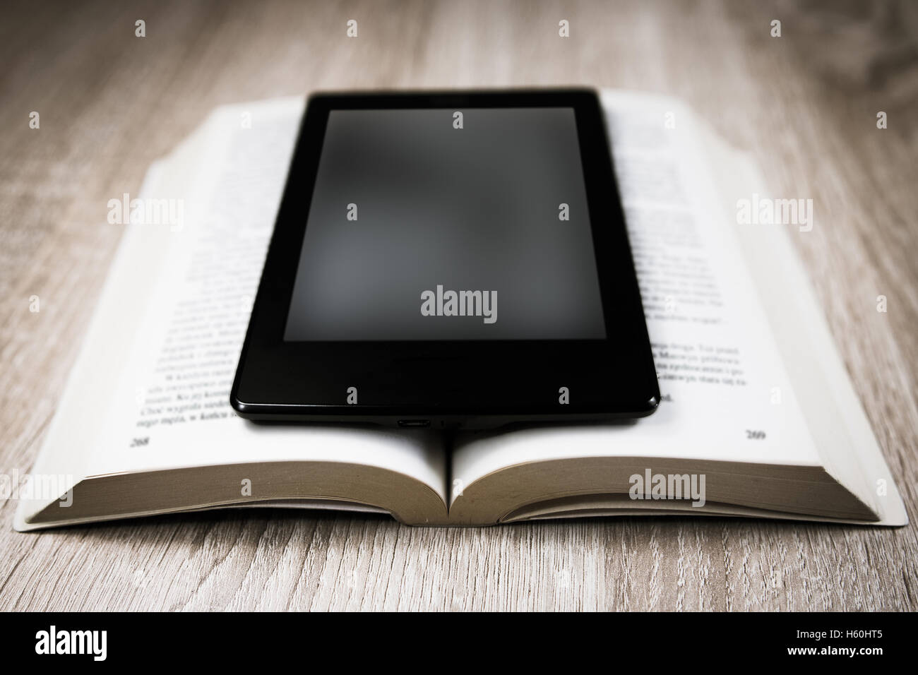 Old book and modern one Stock Photo - Alamy