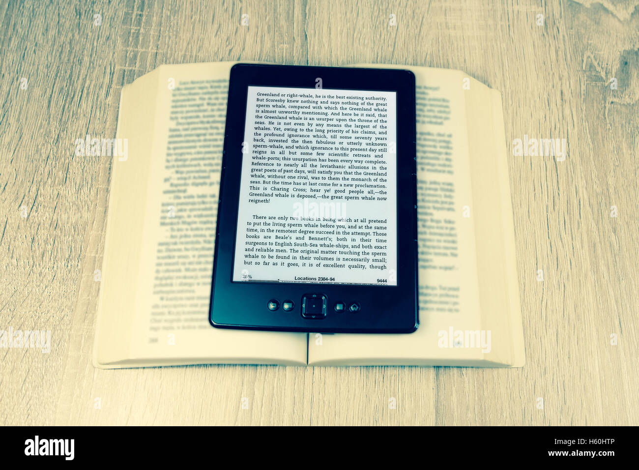 Old book and modern one Stock Photo - Alamy