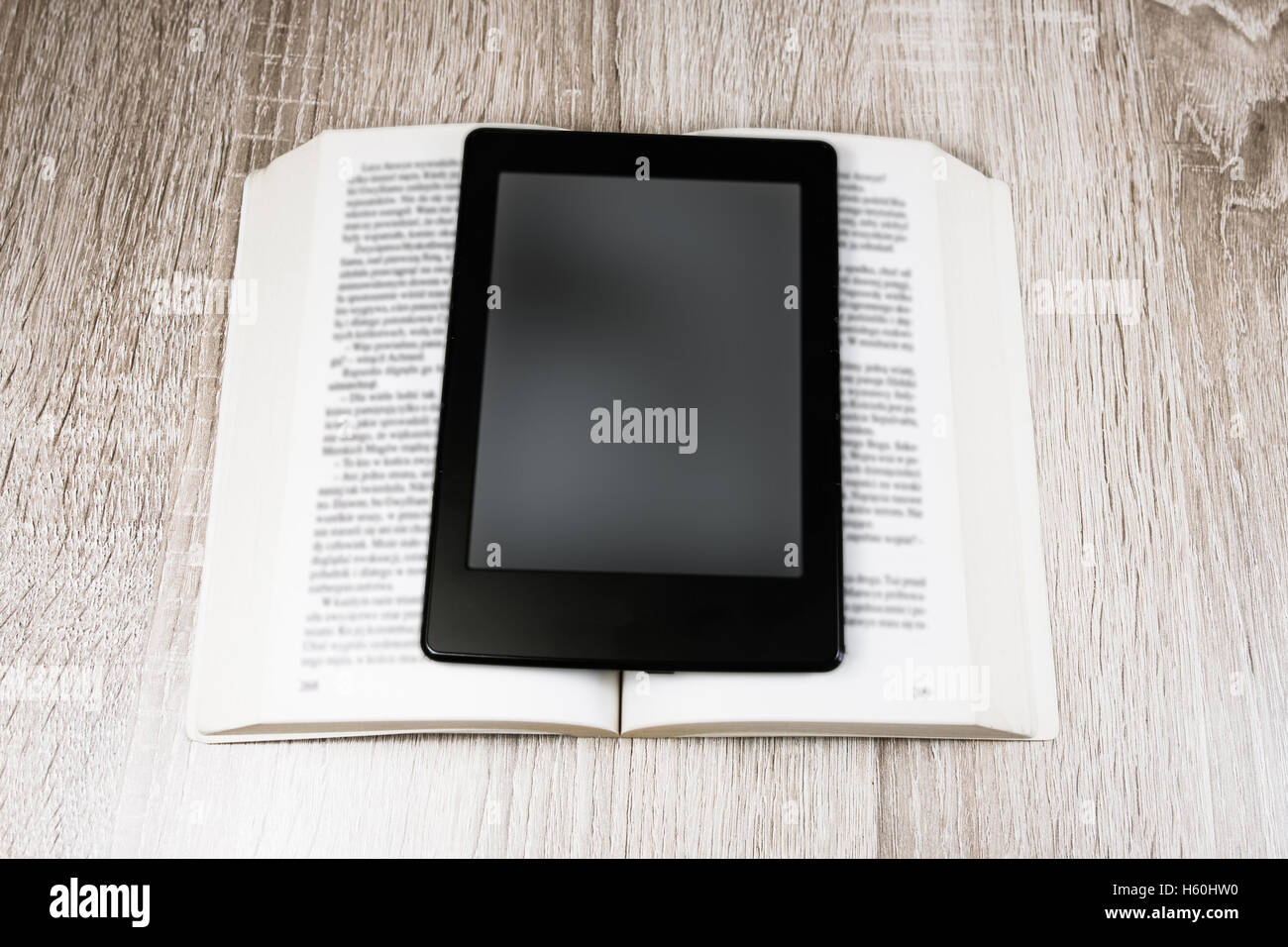 Old book and modern one Stock Photo - Alamy
