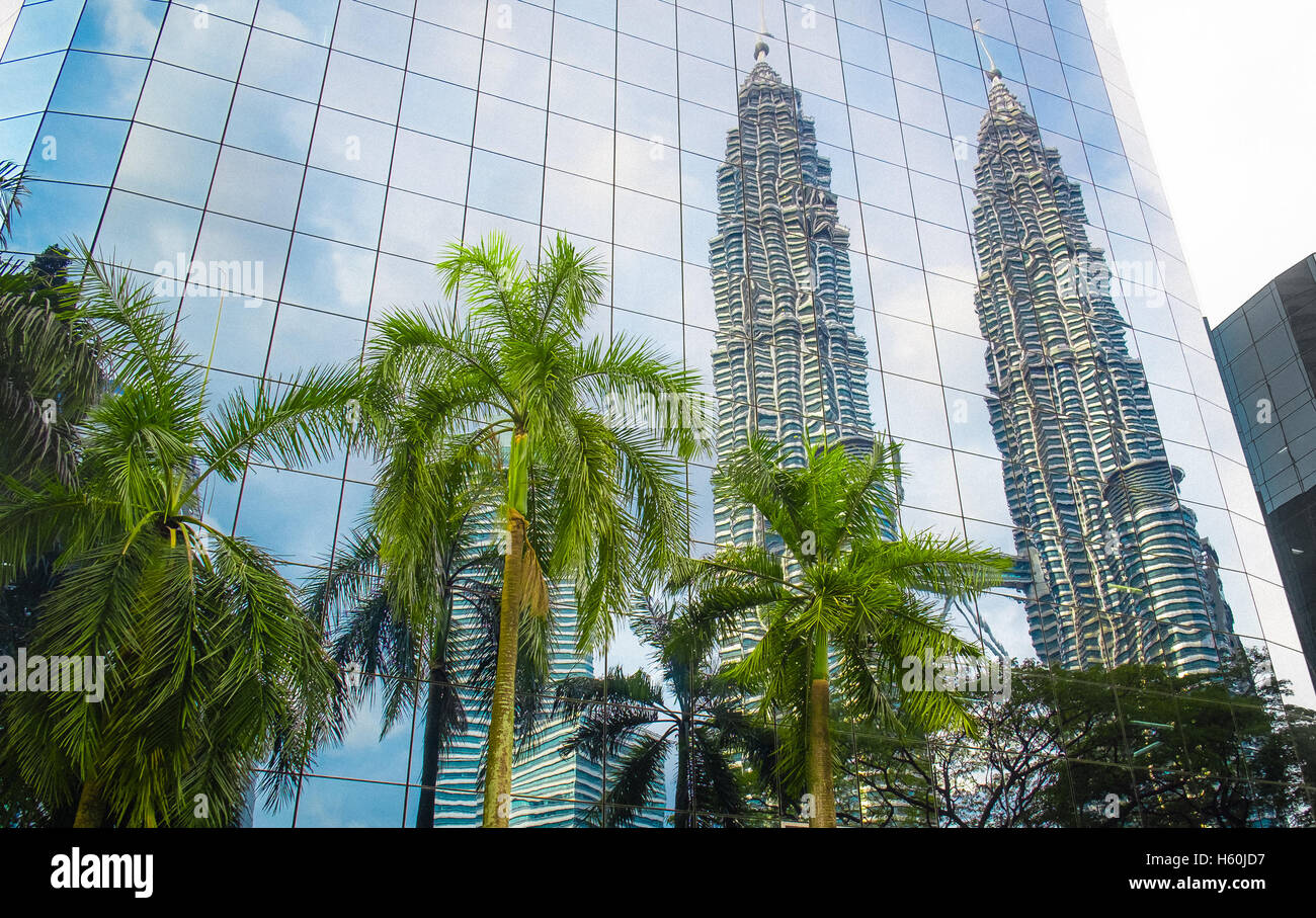 Modern blue glass building Stock Photo - Alamy