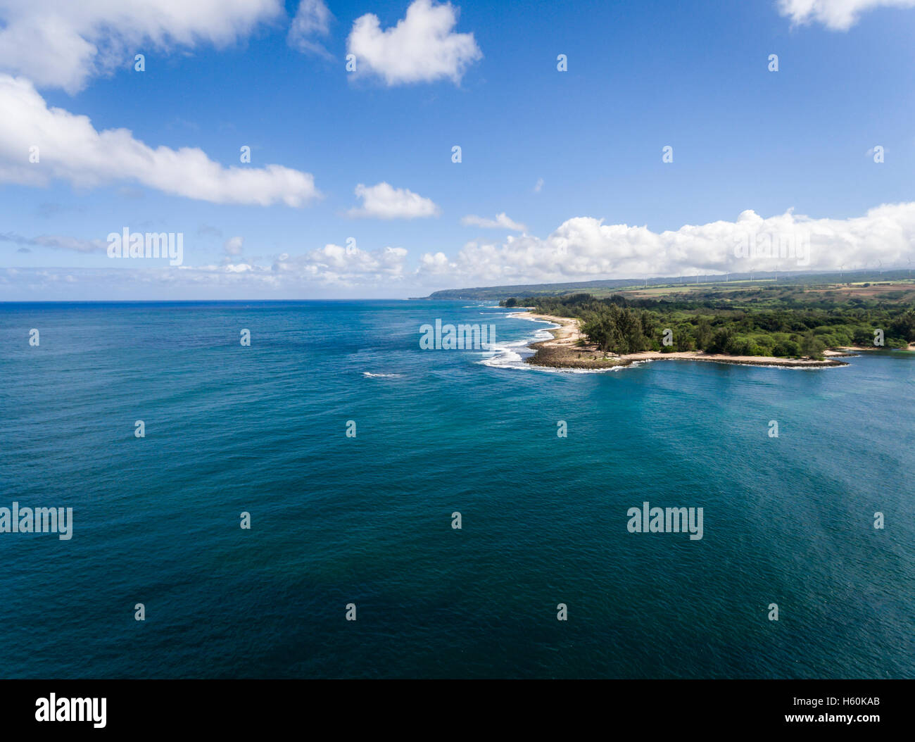 Drone beaches hawaii hi-res stock photography and images - Alamy